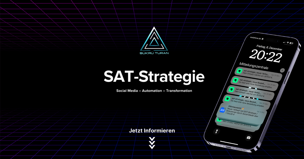 SAT-Strategie - Online mit Social Media Geld verdienen | SAT-Strategie